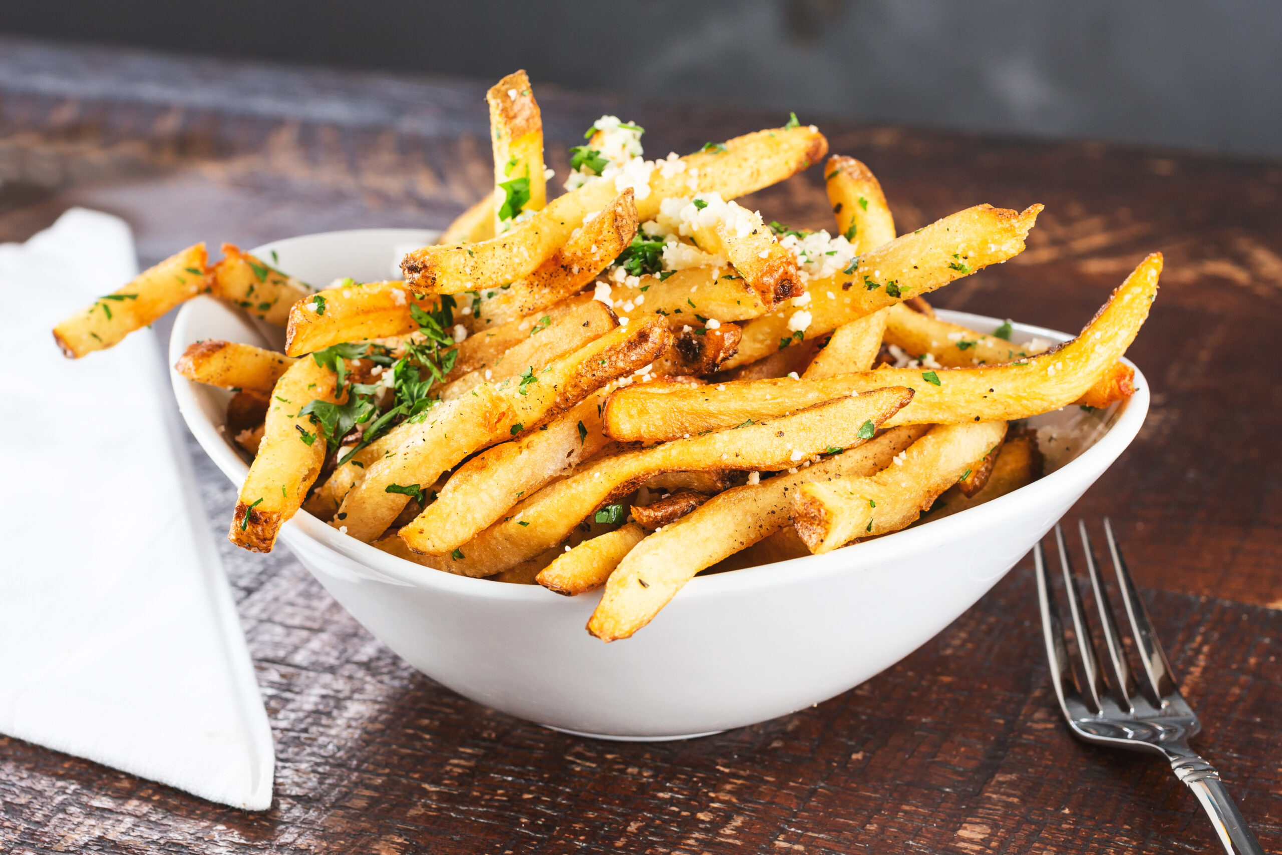 Italian Garlic Oven Fries - Mazola® Oils