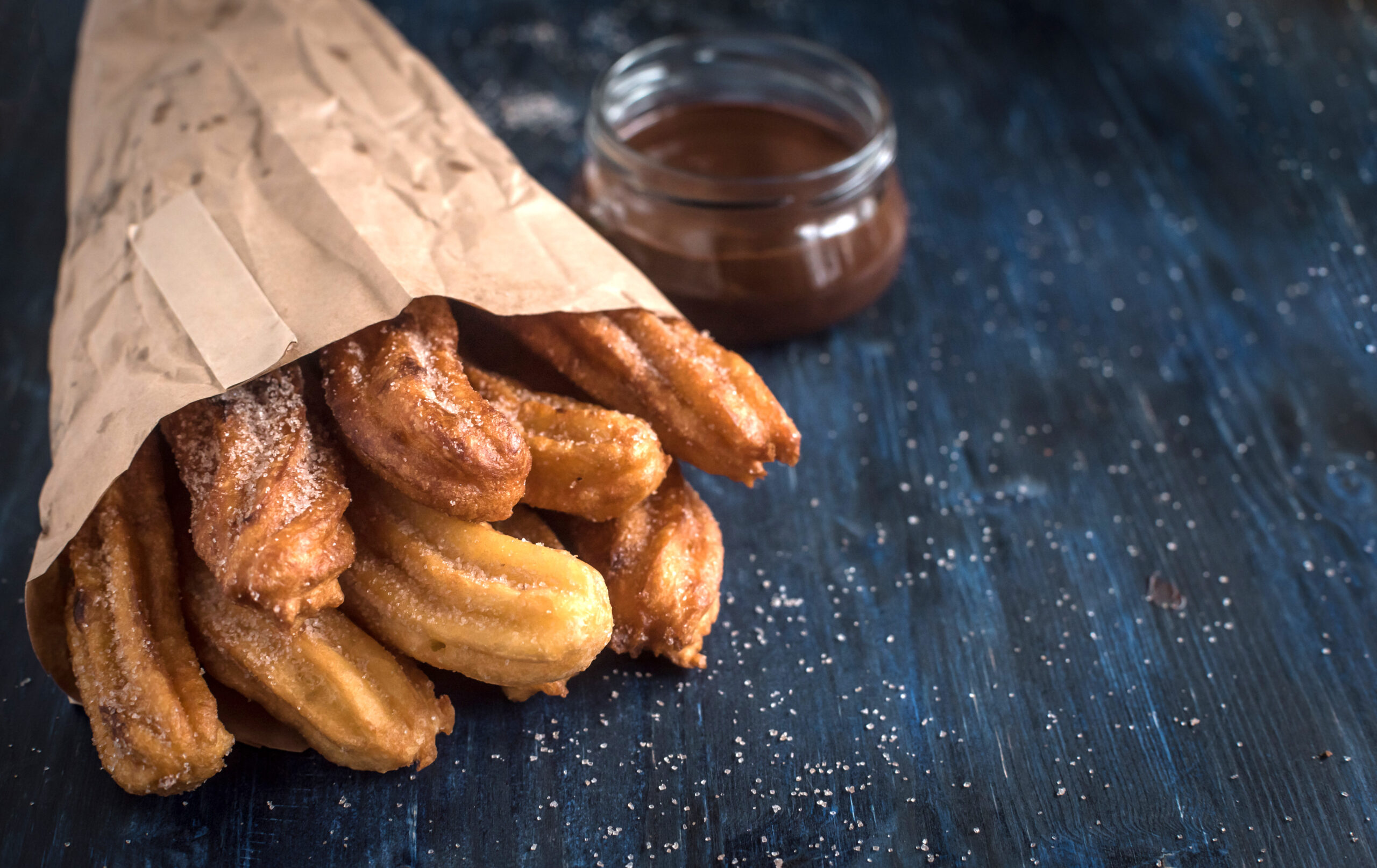 Churros with Chocolate Dipping Sauce - Mazola® Oils