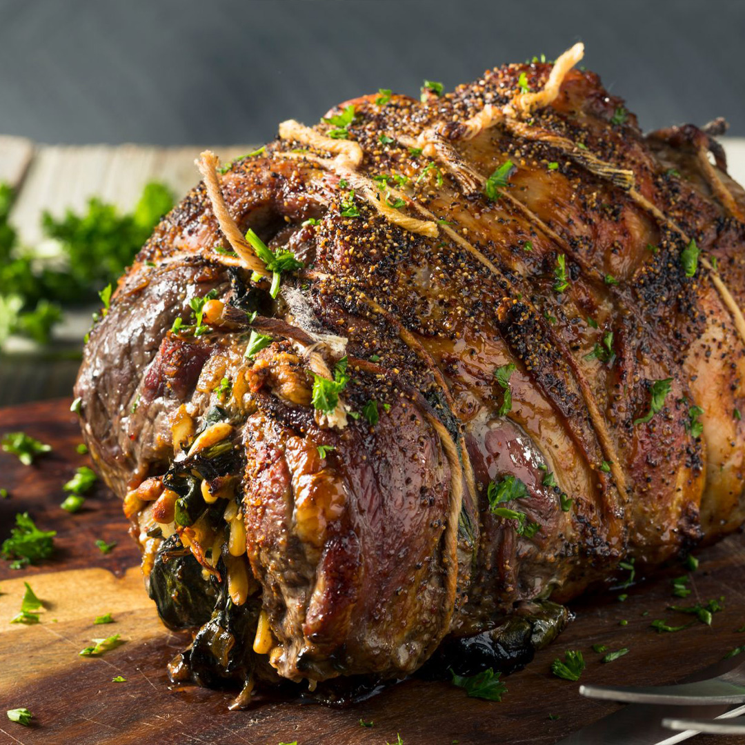 Lamb Roast with Chimichurri - Mazola® Oils