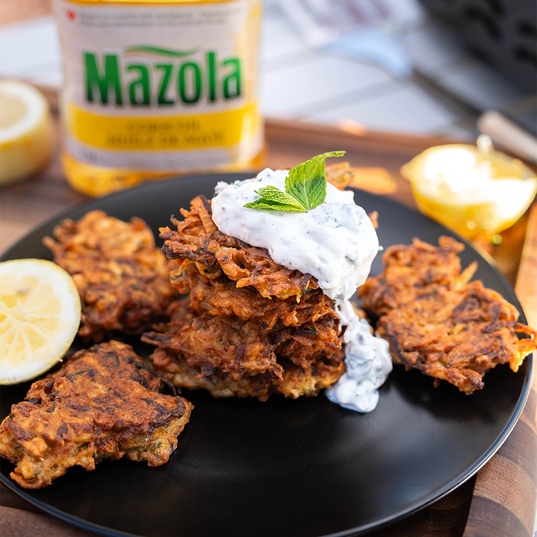 Potato and Vegetable Fritters - Mazola® Oils
